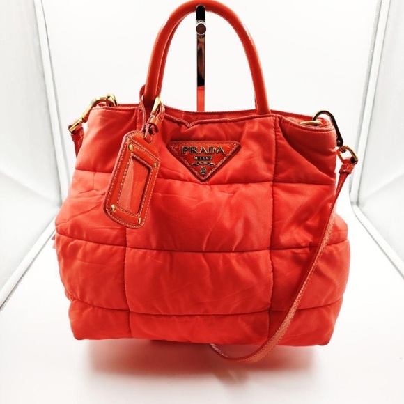 Prada | Bags | Prada Quilted Nylon 2way Bag | Poshmark